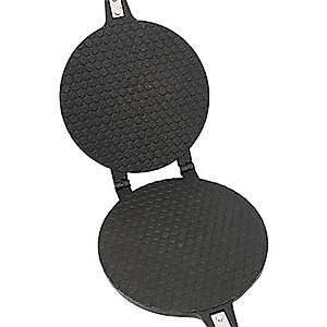Waffle Cone Maker, ZEENEEK Waffle Irons Mold Nonstick Coating Surface Baking Pan, Double Sided Pancake Maker Multifunctional Crisp Omelet Pan Ice Cream Maker Machine Egg Roll Mold - 6.7 Inches