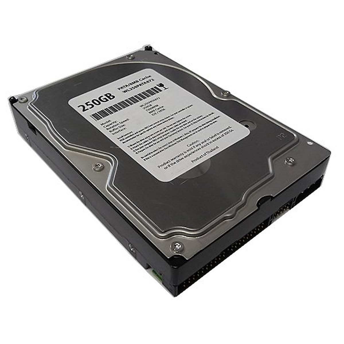 White Label 250GB 8MB Cache 7200RPM ATA100 (PATA) IDE 3.5" Desktop Hard Drive - New w/1 Year Warranty