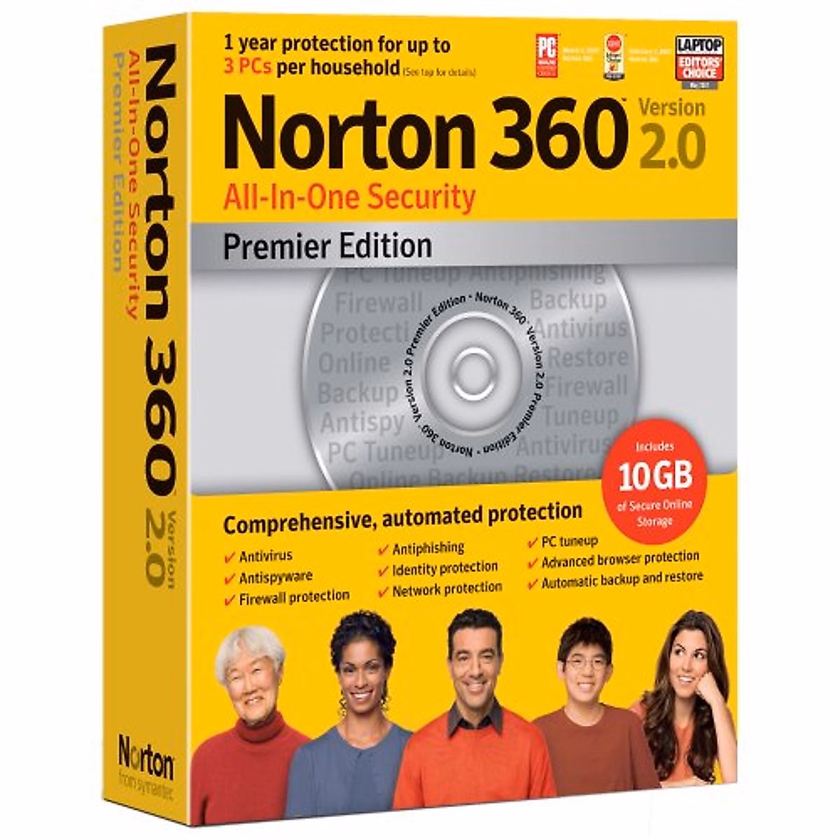Norton 360 Version 2.0 Premier Edition [Old Version]