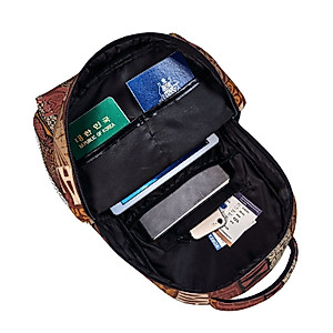 ASYG Hawaii Style Backpack Hawaiian Tribal Element Laptop Backpack Hawaii Tablet Bag Beach Bag Laptop Bag