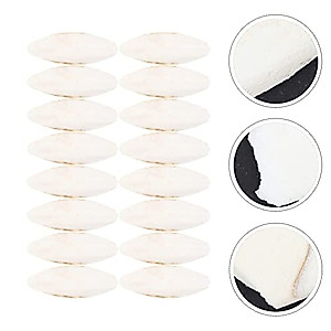 EXCEART 30pcs Bird Cuttlebone Natural Cuddle Bone Bird Beak Stone Beak Grinder Parrot Chew Toys Molar Toy for Parakeets Cockatiel Macaw