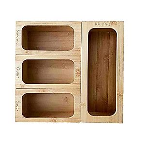 Ziplock Bag Storage Organizer, Plastic Bag Containers, Kitchen Drawer Organizer, One Size