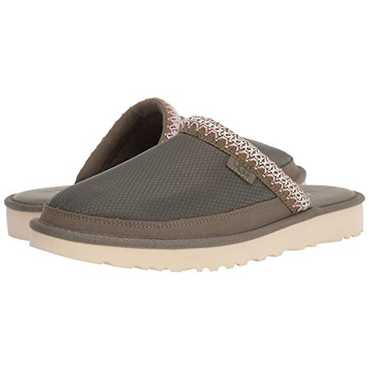 UGG Men's Tasman Slip-On ULD Mono Slipper, Moss Green, 8