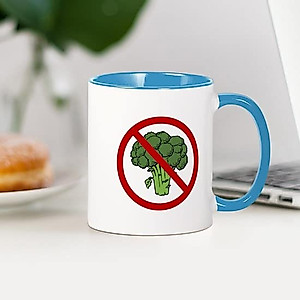 CafePress No Broccoli Mug Ceramic Coffee Mug, Tea Cup 11 oz