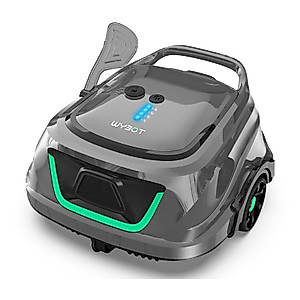 WYBOT Robotic Pool Cleaner with 2.5H Fast Charging, Cycle Cleaning, Ideal for Flat-Bottomed Pools