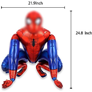 Spider Birthday Party Supplies and Decorations,Spider Themed Party For Kids Serves a Airwalker Balloon, Cupcake Toppers,Banner,Latex Balloons and Bottle Stikers