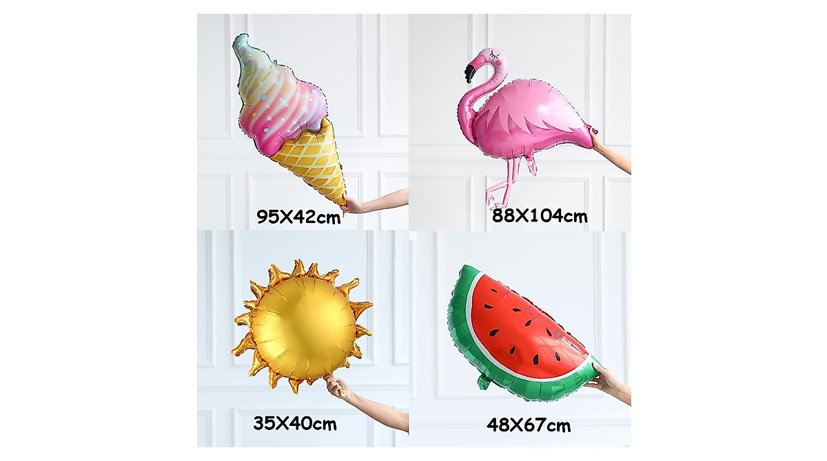 Tropical Flamingo Balloon Arch Kit - 144PCS Summer Decor