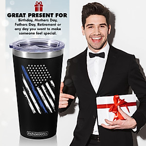 Thin Blue Line Gifts, Police Appreciation Gifts, Police Officer Gifts, Law Enforcement Gifts, Police Travel Mugs, School Officer Gift, School Resource Officer Cops Officer Gifts, Wine Coffee Tumbler
