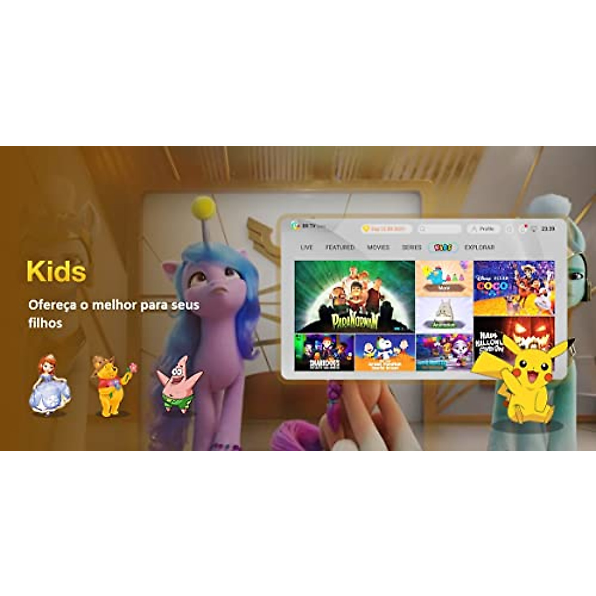 2022 Tigre 3 IPTV BRAATV Brazil Quad-Core Mali-450MP GPU Ultra HD 1080P 4K HDR WiFi 2.4G