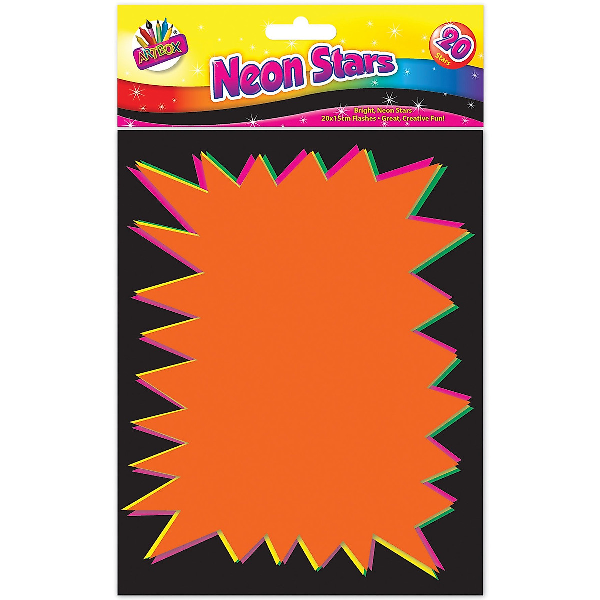 The Art BOXTallon Fluorescent Flashes - 20PK - 20 X 15CM