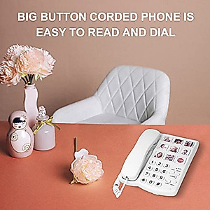 It can Edit 9 one Touch Memory Speed Dialing and Images, Elderly Image Phone, Phone for Patients with Alzheimer's Disease and Enlarged Phone for Patients with Hearing Impairment