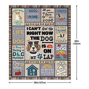 Dog Mom Gifts For Women, Dog Mom Gifts Throw Blanket 50"x60", Dog Lovers Gifts For Women, Gifts For Dog Lovers Women, Gifts For Dog Moms, Dog Mom Gift, Gift For Dog Lover, Best Gifts For Dog Owners