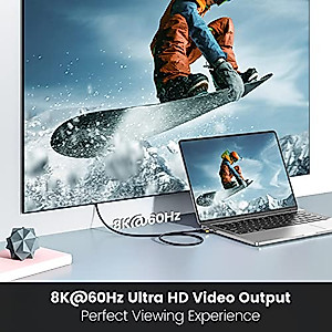 GiGimundo 100W 5A Charging USB 4 Cable 5 ft, Thunderbolt 3/4 Compatible, 40Gbps Data Transfer, 8K 60Hz Video Output, USB C/A to USB C Cable, for Laptop, MacBooks, iPad Pro, Phones, Docking