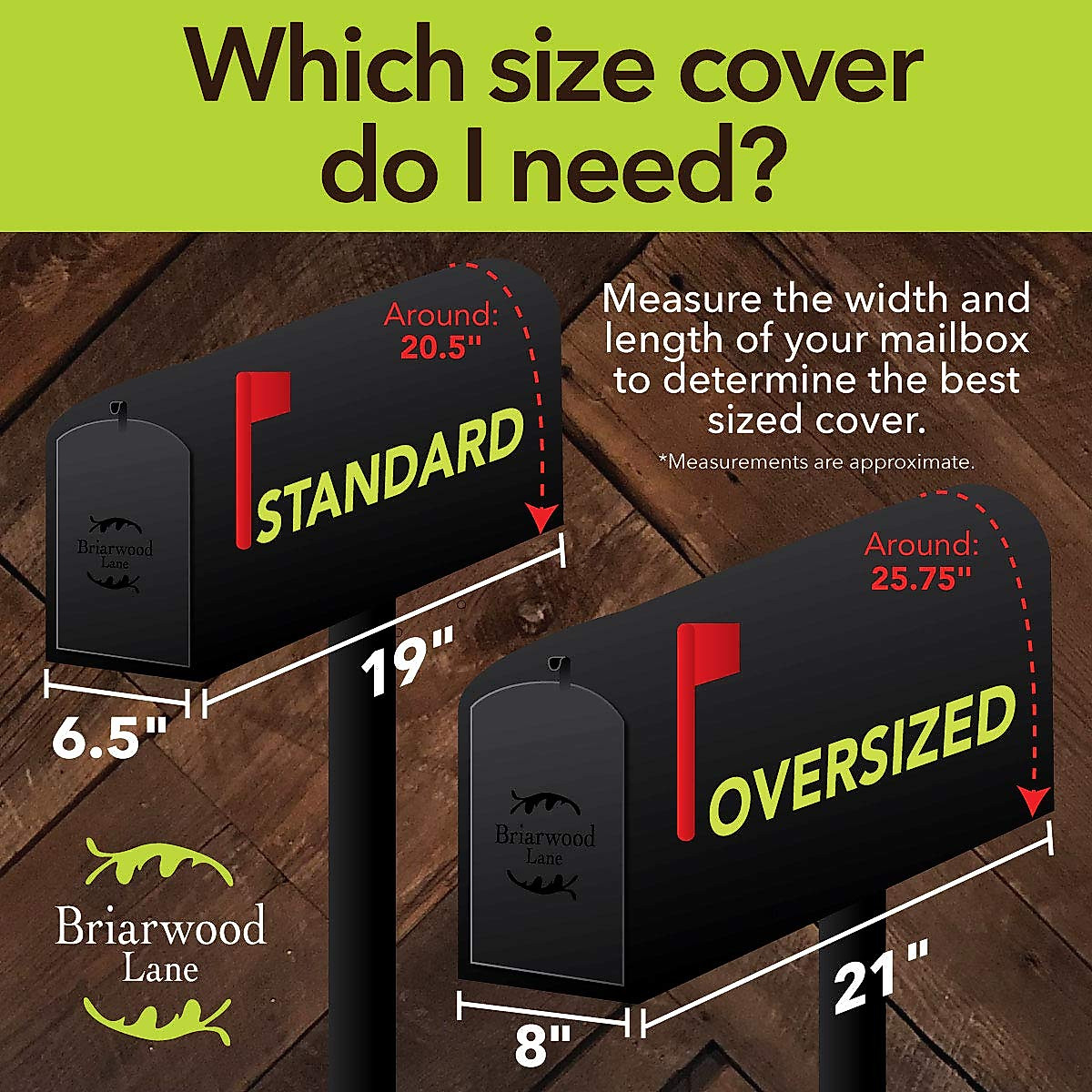 Briarwood Lane Checkered Sunflowers Summer Magnetic Mailbox Cover Everyday Floral Standard