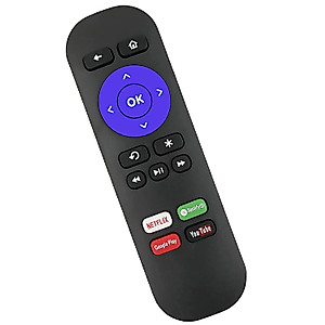 Remote Control Compatible with Roku 1, Roku 2, Roku 3, Roku 4, (HD, LT, XS, XD), Roku Express, Premiere 3900RW 3910RW 4620RW 3700RW 3710RW 3710XB 3900XB 4620XB 3930X