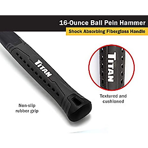 Titan - 16 Oz. Ball Pein Hammer (63316)