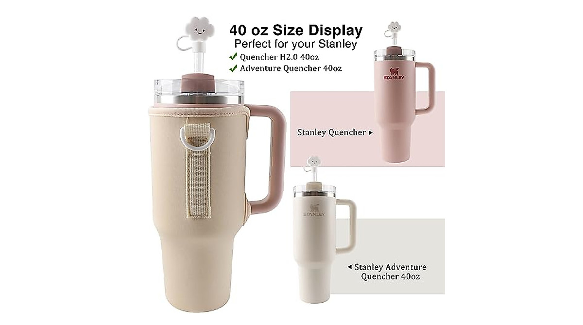 Premium Stanley Cup Holder with Adjustable Strap