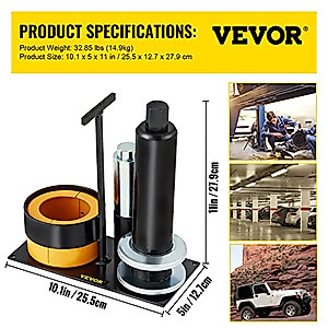 VEVOR Carrier & Pinion Bearing Puller, Compatible with Dana 30,40,50,60,70, 80, Ford 10.25" Bearings, Pinion Puller Tool with 3 Clamshells, 45# Steel Clamshell Bearing Puller for Auto Repair