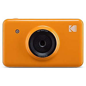 Kodak Mini Shot Wireless Instant Digital Camera & Social Media Portable Photo Printer, LCD Display, Premium Quality Full Color Prints, Compatible w/iOS & Android (Yellow) (KOD-MSY)