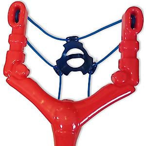 Flexible Flyer Snowball Launcher & Maker. Snow Slingshot for Kids , Red, Small