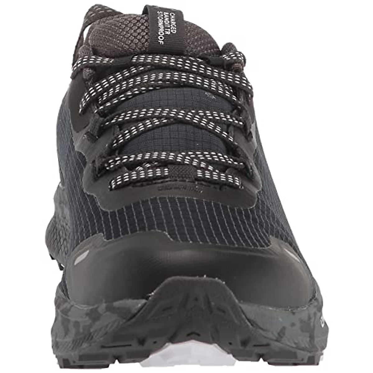 Under Armour Women's Charged Bandit 2 SP Running Shoe, (002) Black/Jet Gray/White, 9