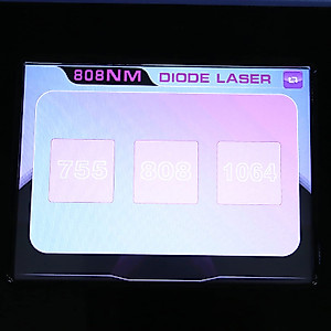 Portable 808 Diode Hair Removal Machine (3 wavelengths: 755nm/ 808nm/ 1064nm)