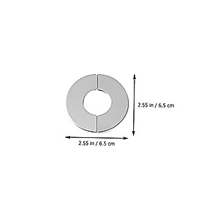 Amosfun 12 Pcs Wall Hole Cover Pipeline Hole Cover Sink Strainer Wall Hole Cap Sink Faucet Filter Sink Hole Cover Bathtub Accessories Floor Drain Bell Shaped Stainless Steel