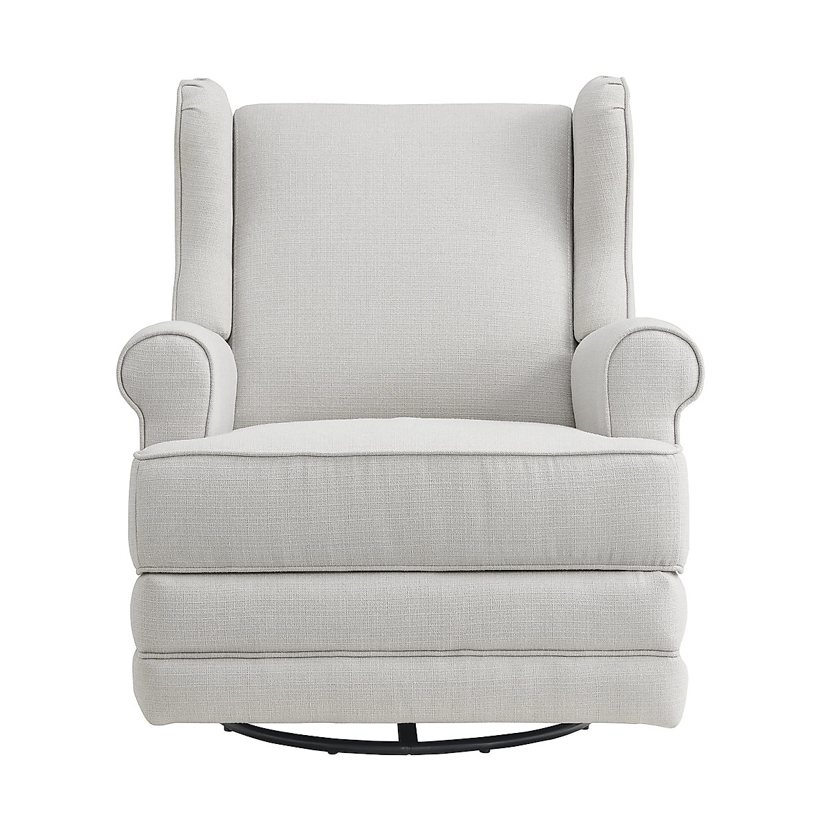 Oxford Baby Teegan Upholstered Swivel Glider & Recliner Nursery Chair, Sand