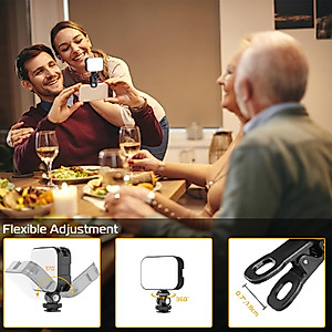 Ulanzi VL100X Selfie Light, Clip LED Light Panel for Phone/Laptop/Tablet/Computer, Bi-Color Portable Clip Camera Light with Dimmable 2500-6500K with 2000mAh Battery for Video Conference/Picture