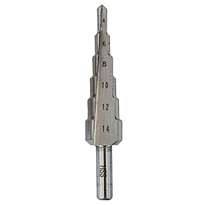 Faithfull FAISD412 HSS Cone Step Drills 4-14mm x 2mm