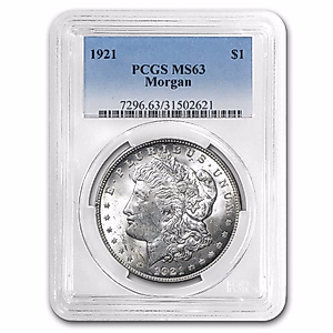 1921 American Silver Eagle ASE $1 MS-63 PCGS