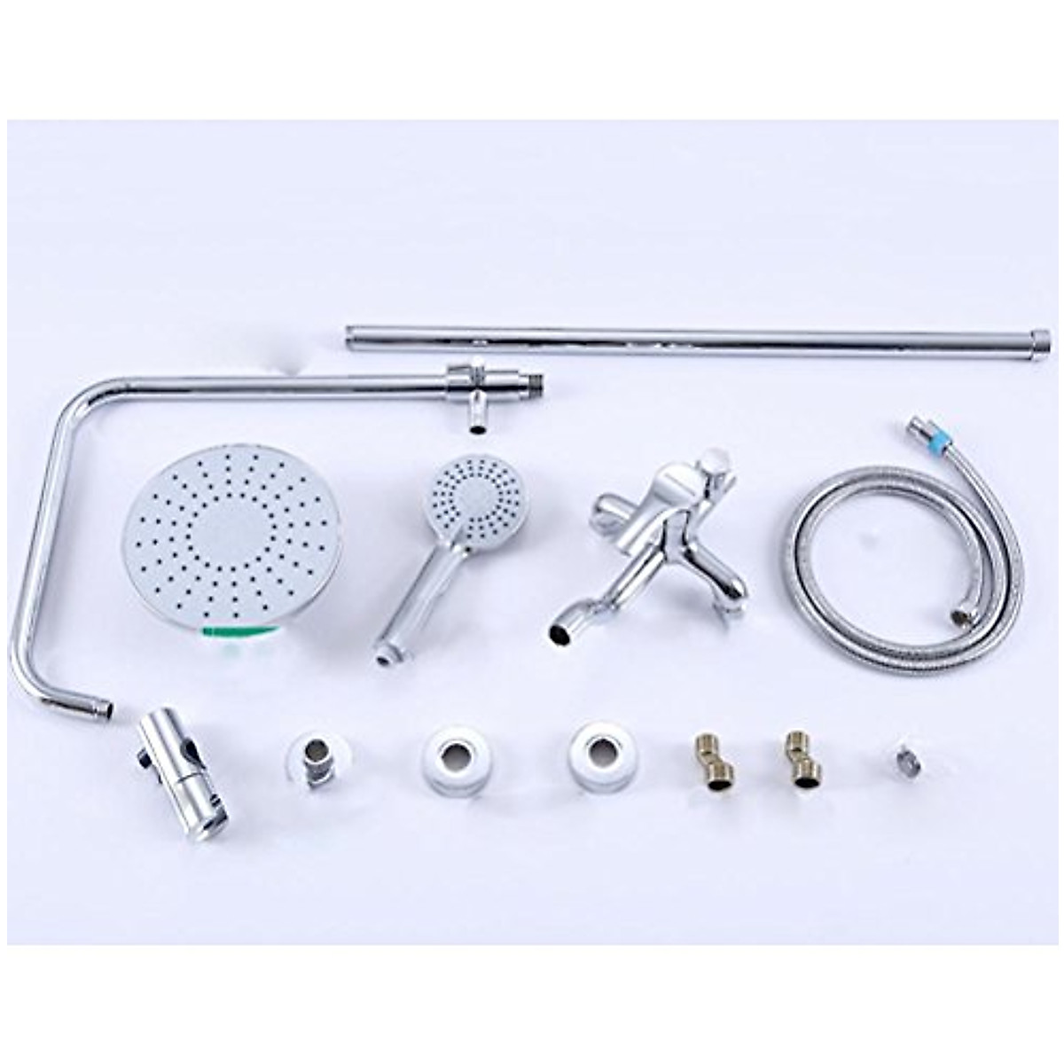 XZRWYB Shower Set Lift Up and Down Top Spray Refined Copper Temperature Control Shower