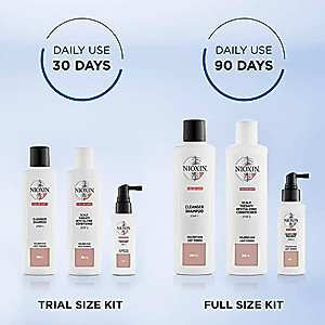 Nioxin System 3 Cleanser Shampoo, Color Treated Hair with Light Thinning, 10.14 Fl oz (Pack of 1)