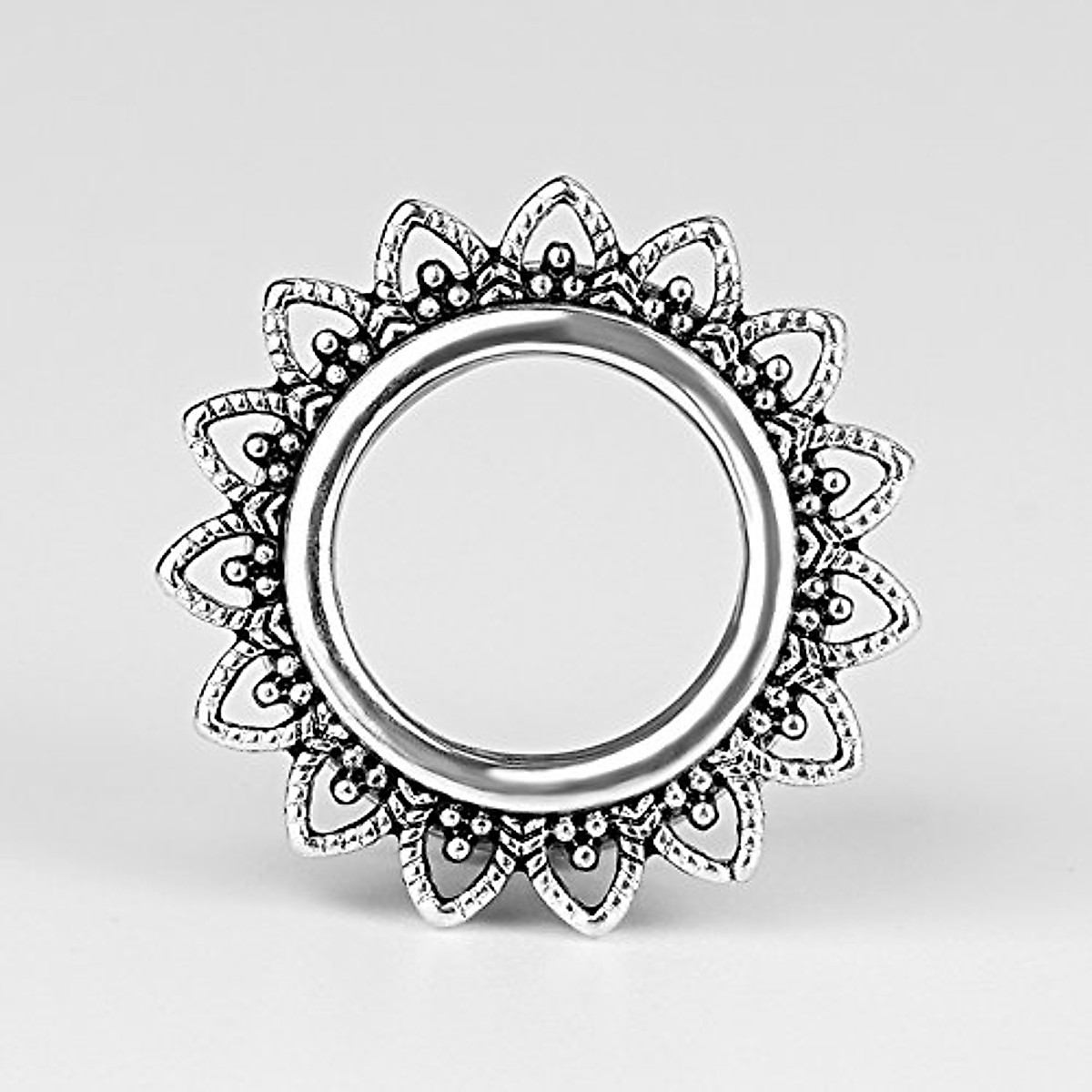 KUBOOZ(1 Pair Simple Retro Screw Ear Plugs Tunnels Gauges Stretcher Piercings 2g to 5/8 inch