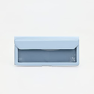 キングジム(Kingjim) KING JIM Flatty 5358 Bag-in-Bag Case, Pen Case Size, Blue-Gray