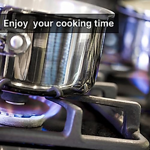 WB31X20643 Burner Grate Replacement for GE Range Stove, Gas Range Matte Cast Iron Burner Grate Parts Compatible with Kenmore, Hotpoint, Range Rack Replace Part# 3015120 PS8746168 AP5789043 4-Pack