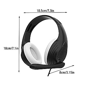 Wired Headphone,3.5mm Jack Over Ear Headphone with Microphone Noise Canceling Student