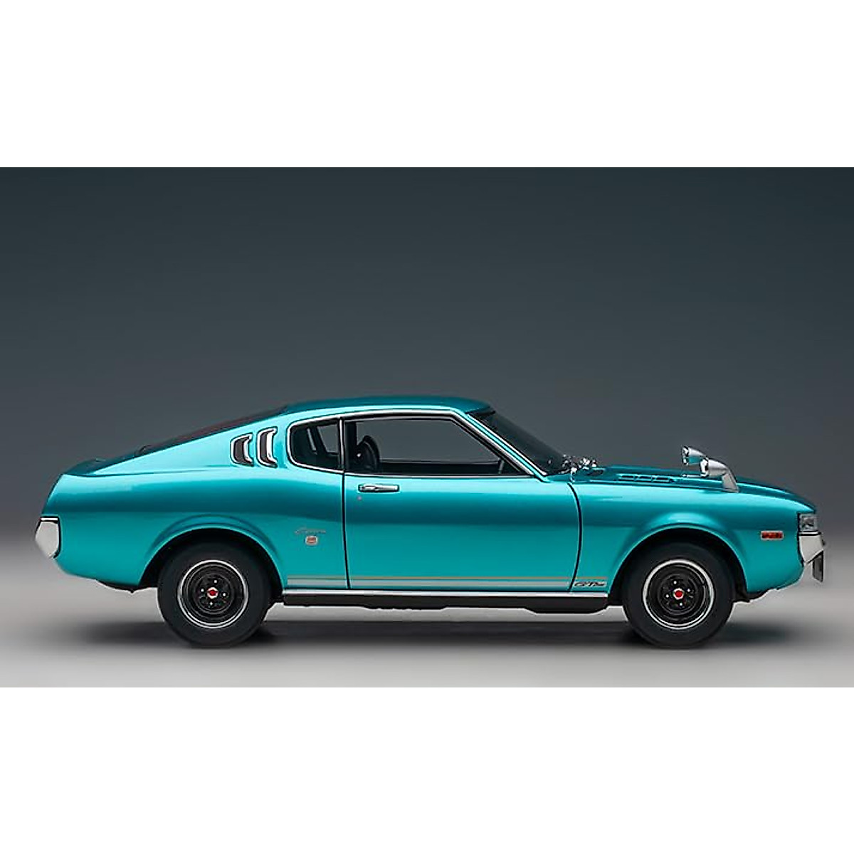 1973 Celica Liftback 2000GT (RA25) RHD (Right Hand Drive) Turquoise Blue Metallic 1/18 Model Car by Autoart 78767