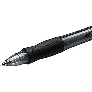 BIC Velocity Retractable Ballpoint Pen, Medium Point (1.0mm), Black, 12-Count