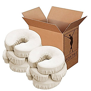 Master Massage 100% Cotton Pillow Covers, 100% all cotton, Machine Washable, Cream