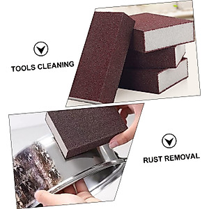 Ciieeo Cleaning Brush Sponge Sanding Block 12pcs Sponge Dry Grinding Bottle Brush Sponge Sanding Pads Pot Pan Brush