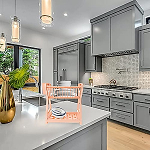 Kitchen dish drying rack Tableware Drain Holder Dish Plate Drying Rack Utensil Dinnerware Strainer Stand Multifunctional Dish Storage Organizer for dish storage rack Kitchen plastic dish drainers