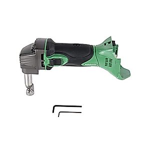 Metabo HPT 18V MultiVolt™ Cordless Nibbler | Tool Only - No Battery | For Ribbed Metal Panels | 180 Degree 3-Stop Die Holder | CN18DSLQ4
