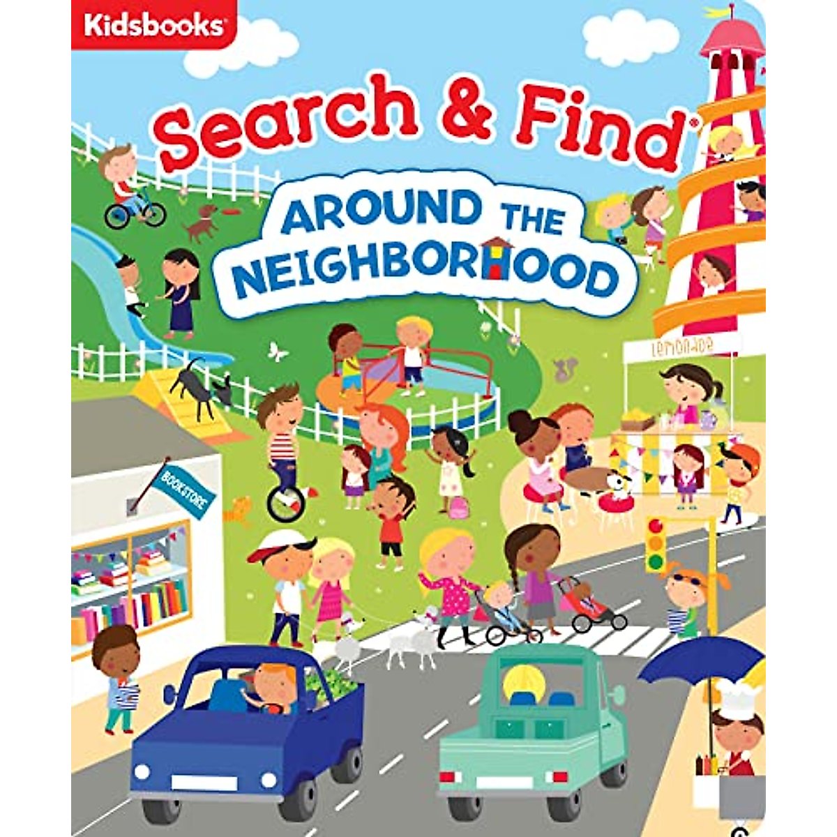 Search & Find: Around the Neighborhood - Search for People, Animals, Objects, Food, and More, Ages 2 and Up - Part of the Search & Find Series