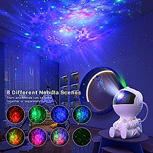 Star Projector Galaxy Light, Astronaut Night Light for Kids, Nebula Sky Starry Projector Light, Bedroom Decor Ceiling LED Lamp with Remote for Kids Adults Room/Birthday/Party/Decoration