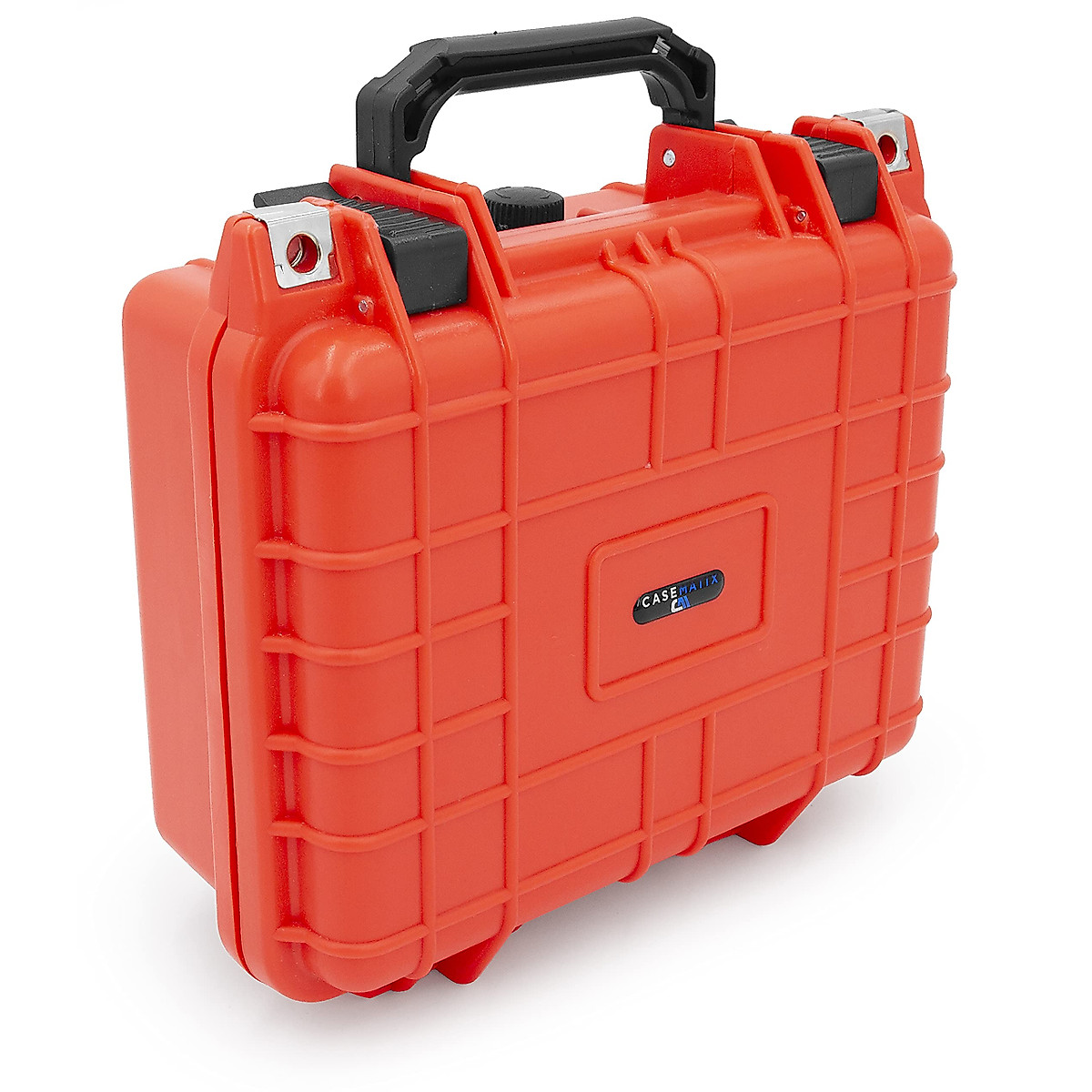 CASEMATIX Graded Card Storage Box Compatible with 22 BGS 35 One Touch 29 PSA Graded Sports Cards, Top Loaders, Waterproof Graded Card Case with Customizable Card Case Foam and Padlock