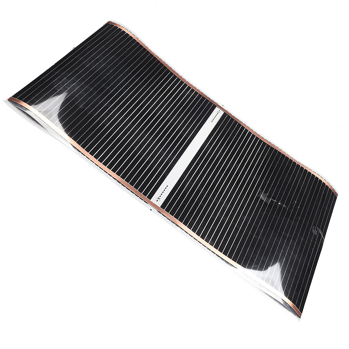 Floor Heating System Kit, Ultra Thin Reduce Energy Consumption Electric Heating Mat Even Heat Extendable Quiet Faster Cycle 220‑240V for Ceramic Tile (Type A 75x100cm)