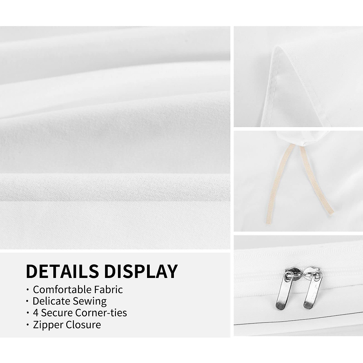 QAHEART Dazai Osamu Nakajima Atushi 3-Piece Duvet Cover Set Bedding Set Comforter Anime Cute Bed Sets Microfiber Breathable Cover for Kids Bedroom