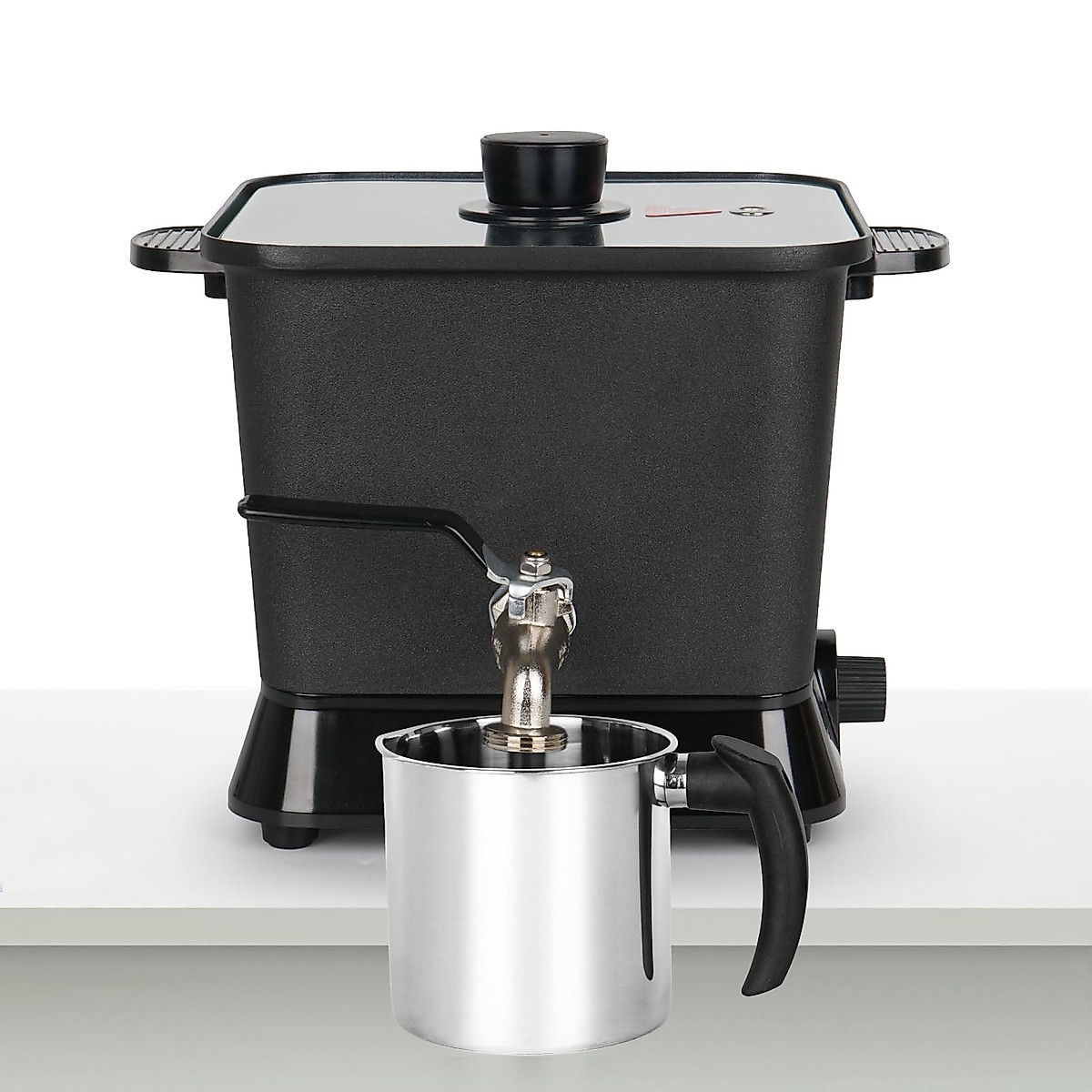 Byoowndiy Wax Melter for Candle Making, 150 oz Electric Candle Wax Melting Pot with Pour Spout and Temperature Controller