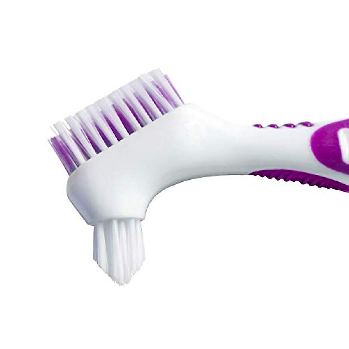 myKimono Premium Hygiene Denture Cleaning Brush Set, Multi-Layered Bristles & Ergonomic Rubber Handle, for Denture Care(Pack of 2)